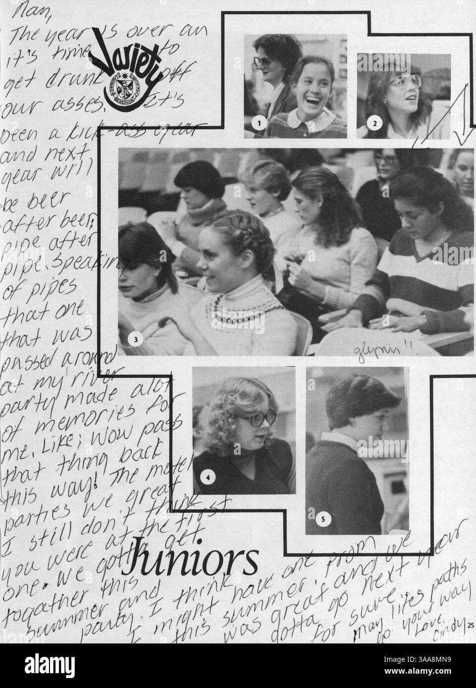 The 1981 Regina High School yearbook captures the events, clubs ...