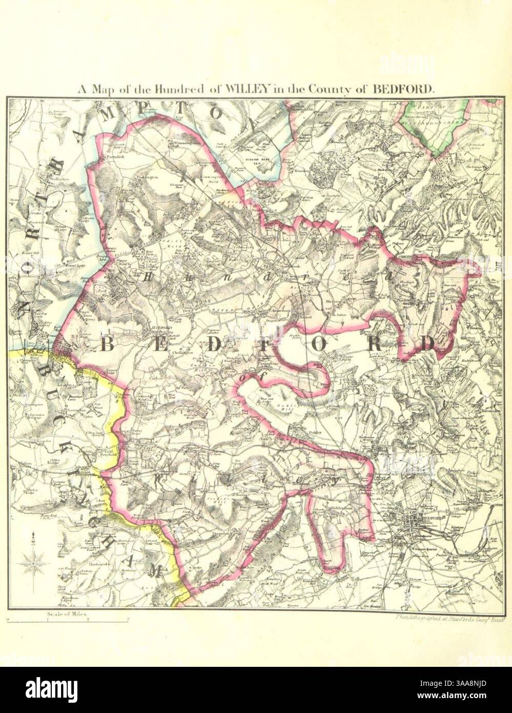 Hundred of Willey Map Stock Photo - Alamy