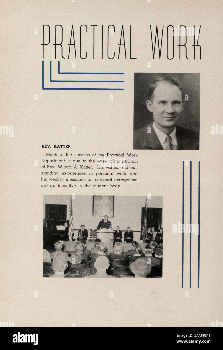 This 1945 yearbook from North Central Bible Institute documents the ...