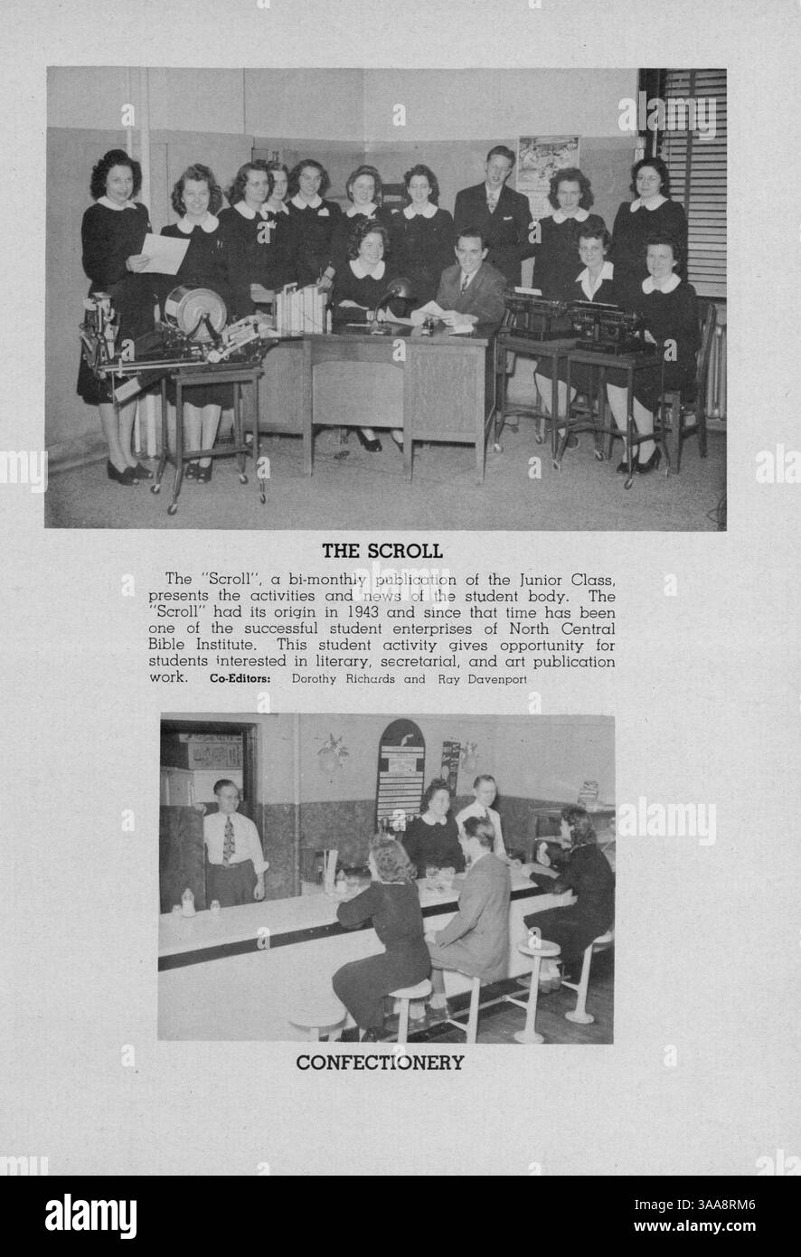 This 1945 yearbook from North Central Bible Institute captures the ...