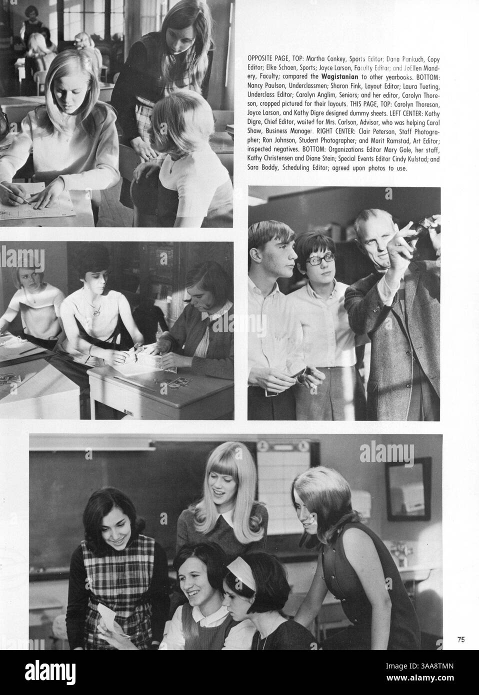 The 1968 Wagistanian yearbook from Southwest High School documents ...
