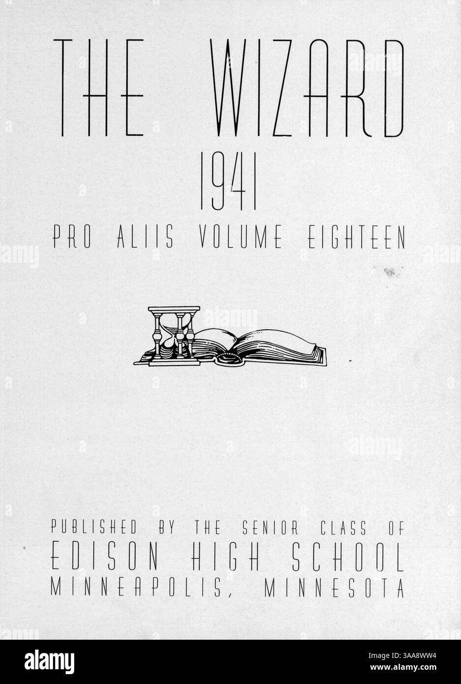 The 'Wizard' Edison Yearbook from 1941 highlights the academic and ...