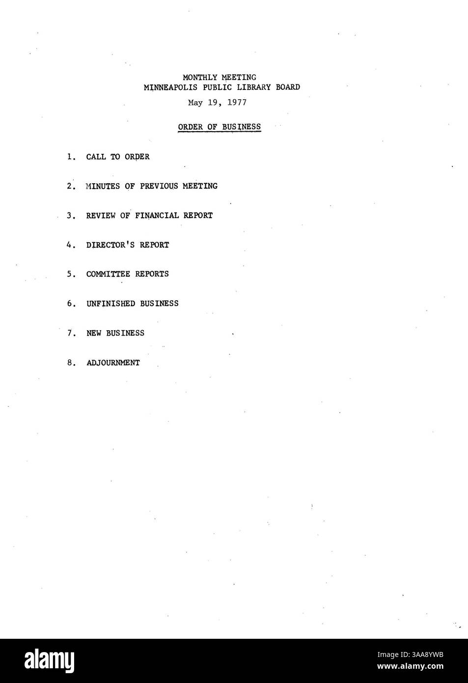 This document includes the meeting minutes from the Minneapolis Public ...