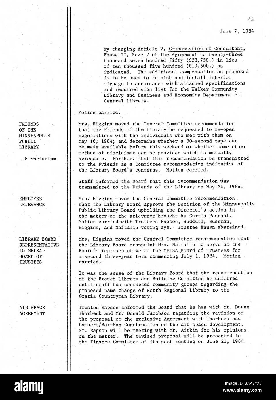 Capturing decisions and discussions on library policies and community ...
