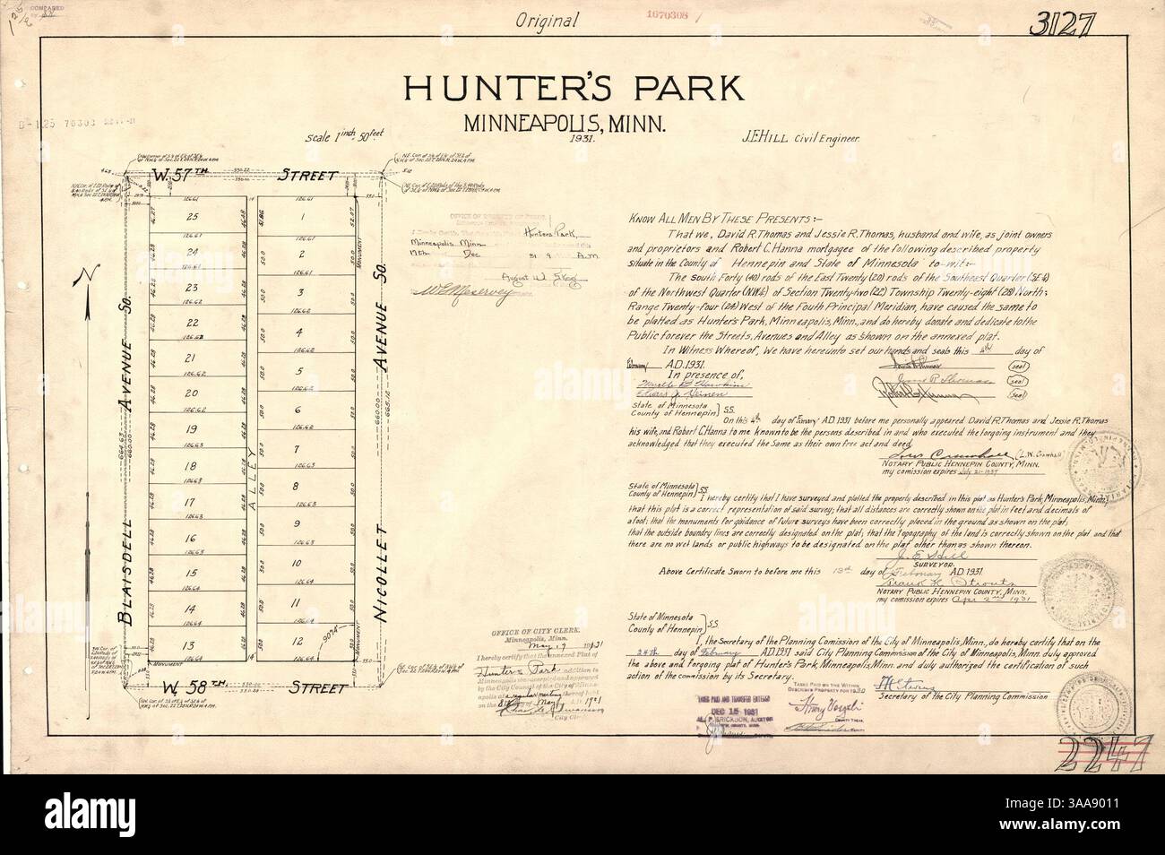 Hunter's Park in Minneapolis is an urban park offering green spaces ...