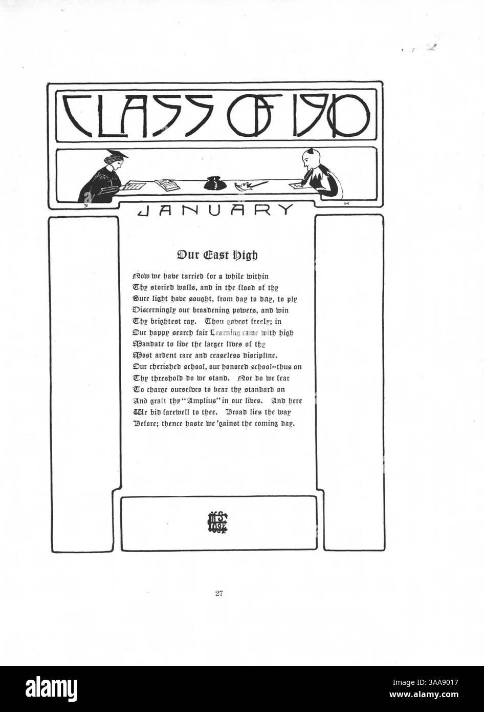 The 1910 edition of 'The Cardinal' yearbook from East High documents ...