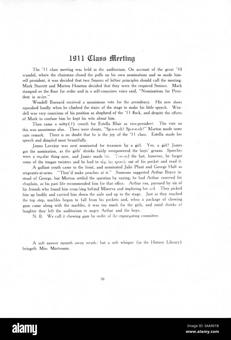 The 'Cardinal' yearbook from East High School, published in 1910 ...