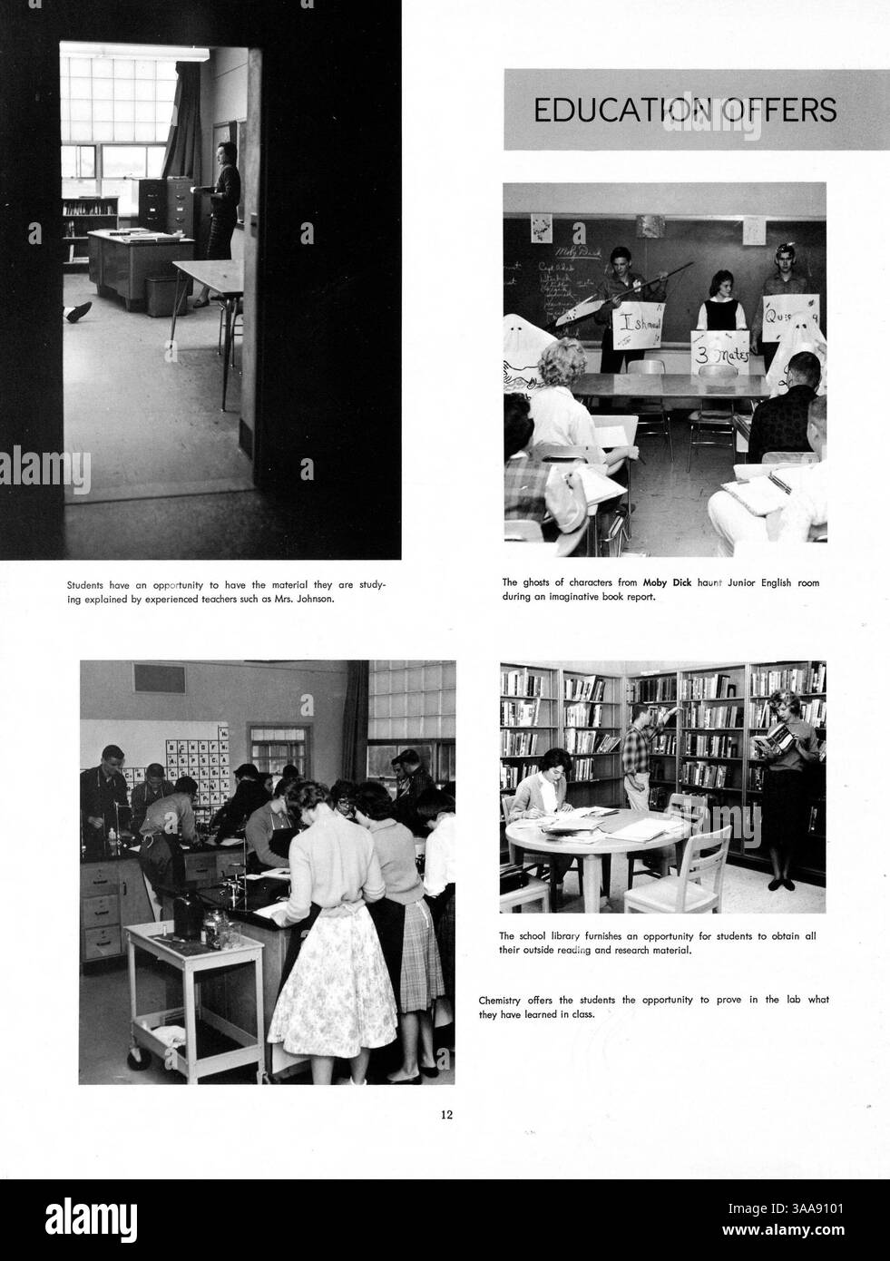 The 'Echowan' yearbook from St. Louis Park High School in 1961 captures ...