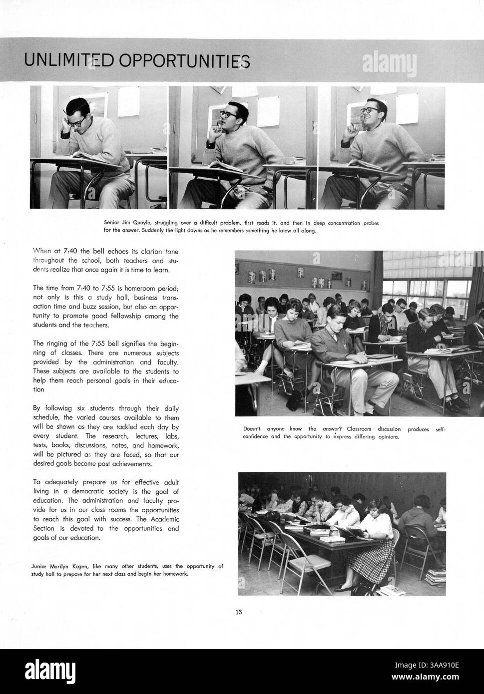 The 1961 'Echowan' yearbook from St. Louis Park High School features a ...