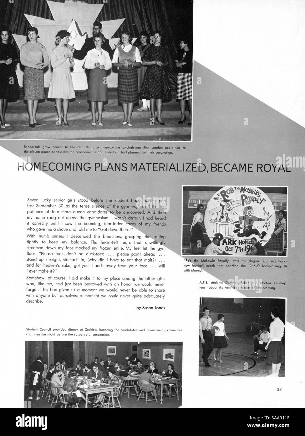 Yearbook from st louis park high school covers academic achievements hi ...