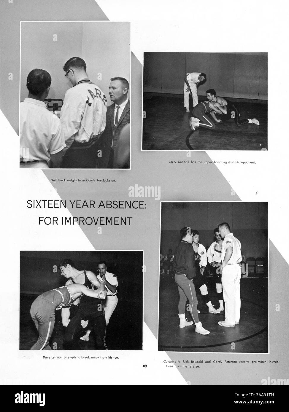 The 1961 'Echowan' yearbook showcases student and faculty portraits ...