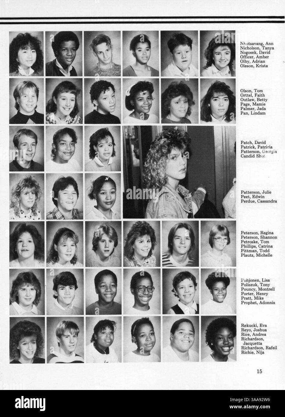 The 1988 yearbook from Northeast Jr. High offers a record of the 1987 ...