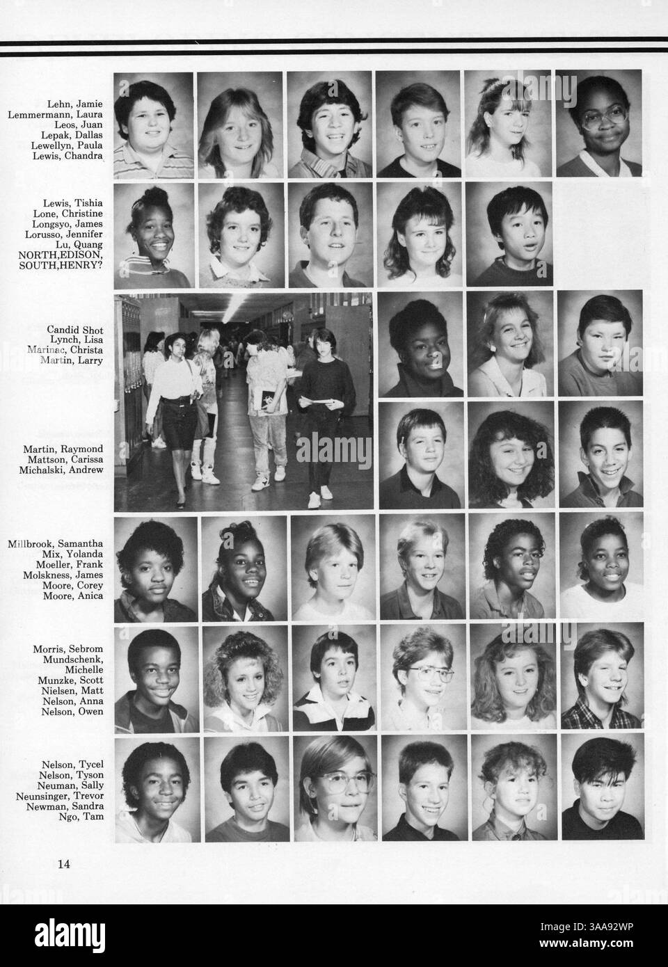 This 1988 yearbook from Northeast Jr. High School offers a ...