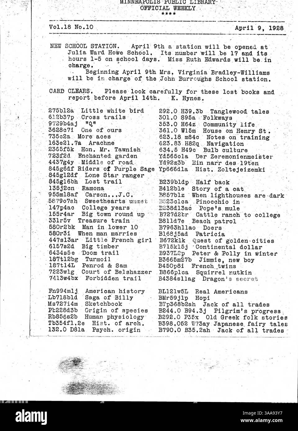 This minneapolis public library official bulletin from 1928 prov hi-res ...