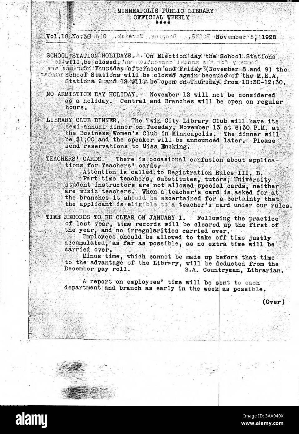 The 1928 minneapolis public library official bulletin features e hi-res ...