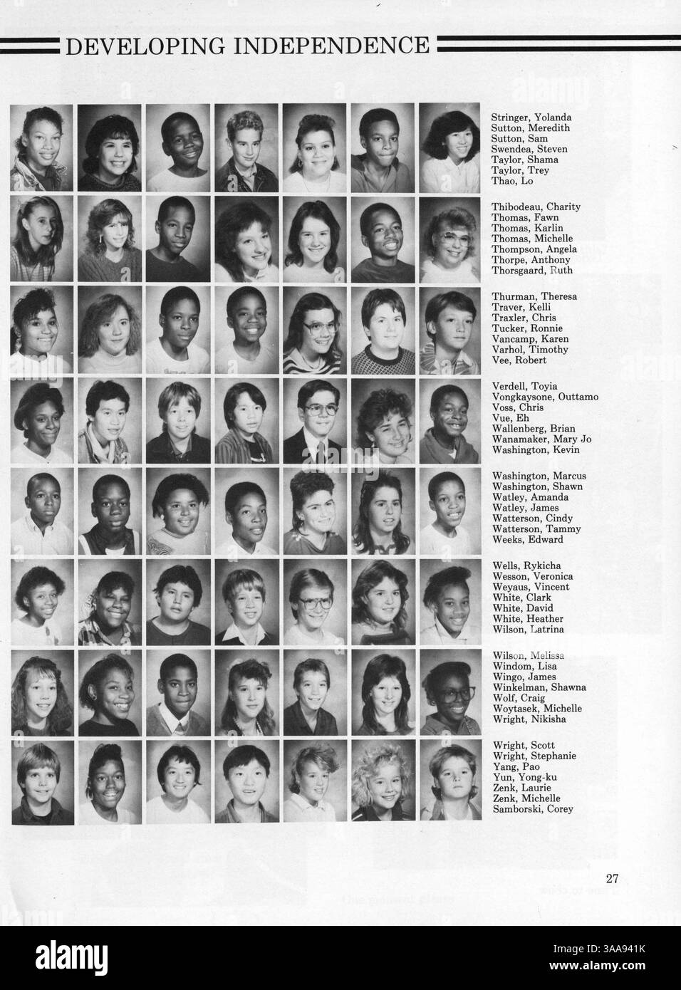 This 1988 Northeast Jr. High yearbook documents students, teachers, and ...