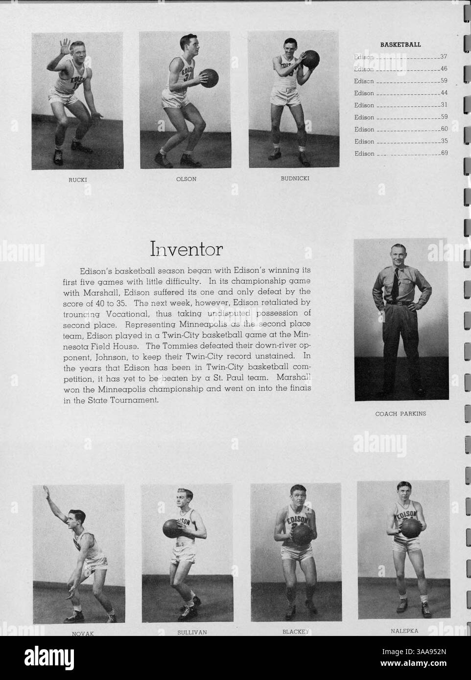 The 1939 Edison 'Wizard' Yearbook showcases students, teachers ...