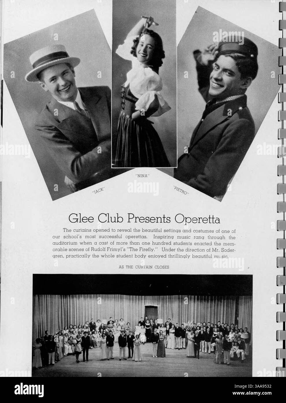 The 1939 'Wizard' Yearbook from Edison High School reflects the student ...