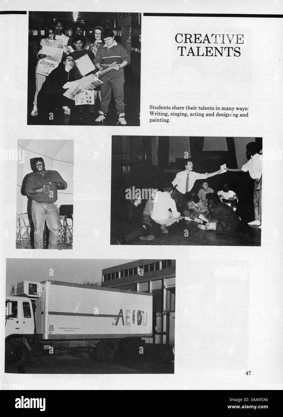 The 1988 Northeast Jr. High yearbook highlights key students, teachers ...