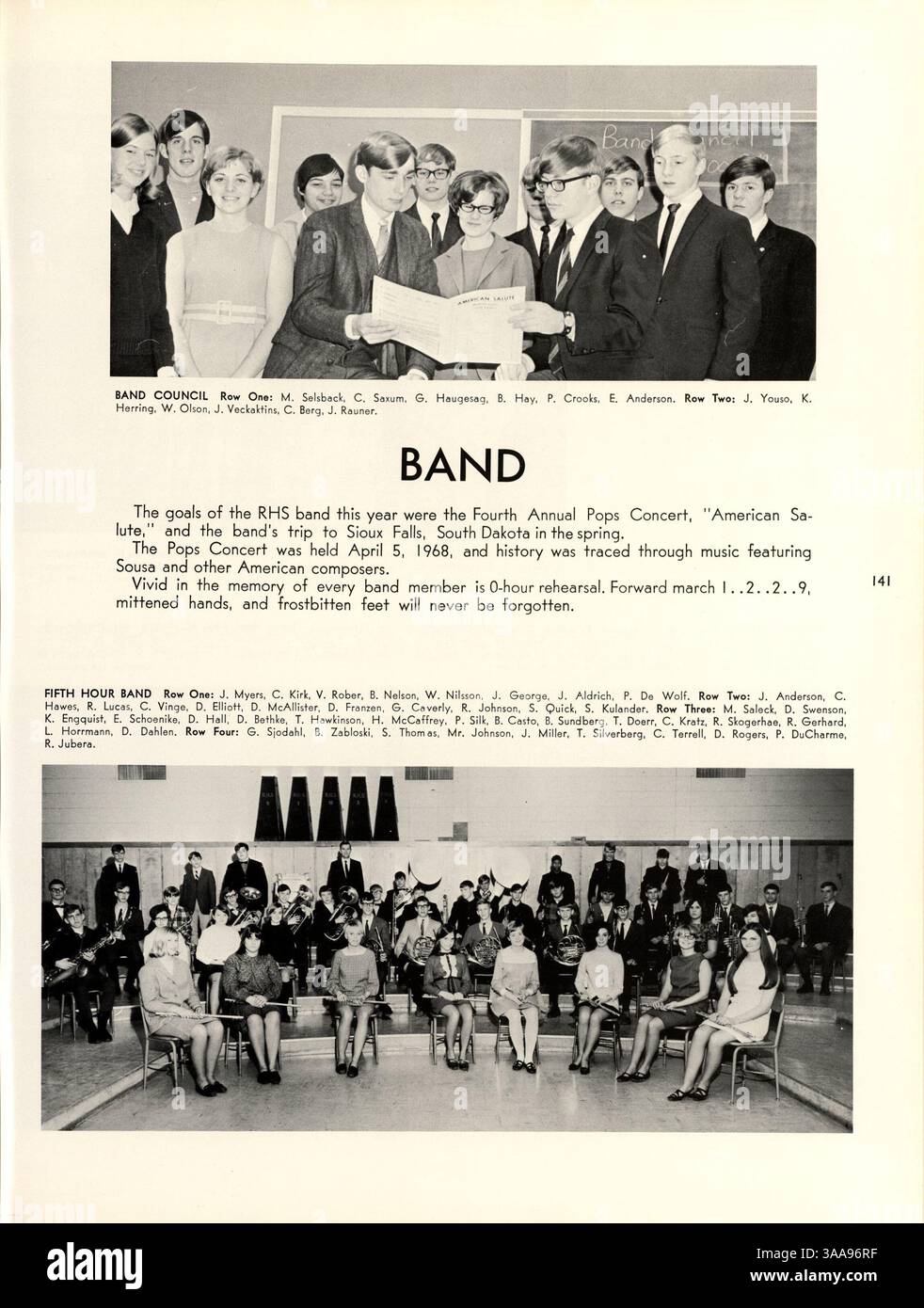 The 1968 yearbook from roosevelt high school captures student li hi-res ...