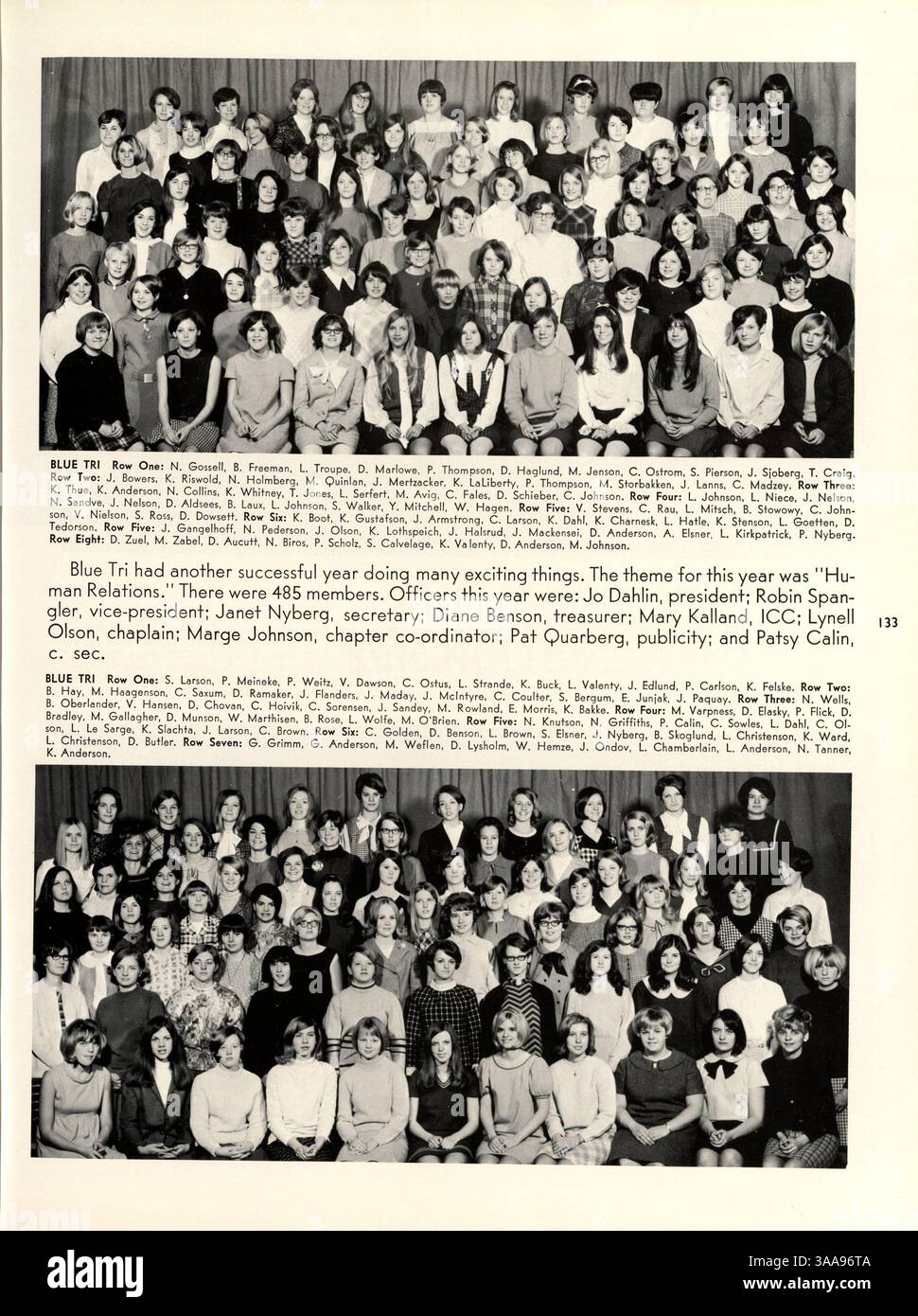 The 1968 Roosevelt High School yearbook showcases students, teachers ...