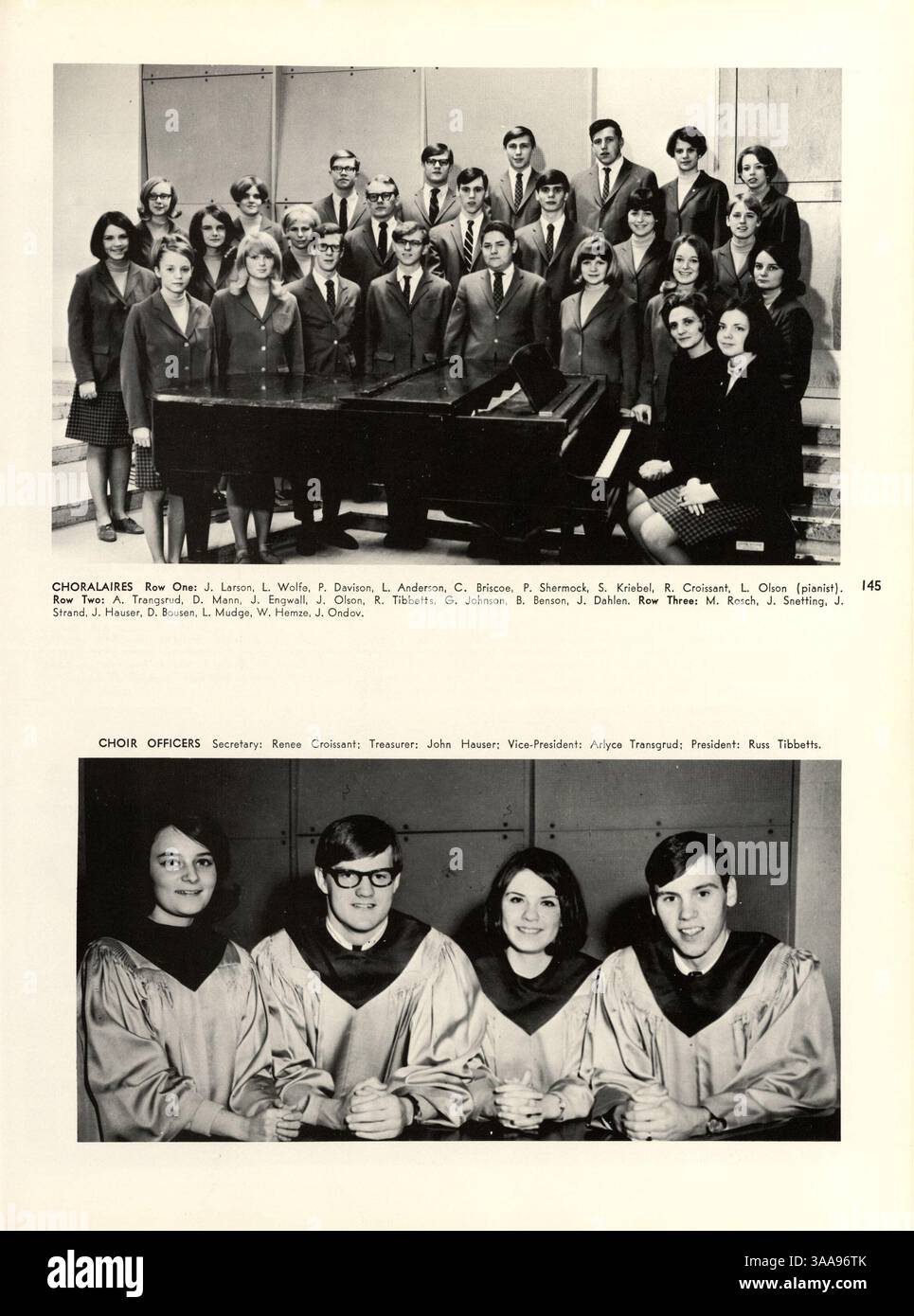 The Roosevelt High School yearbook for 1968 records the students ...