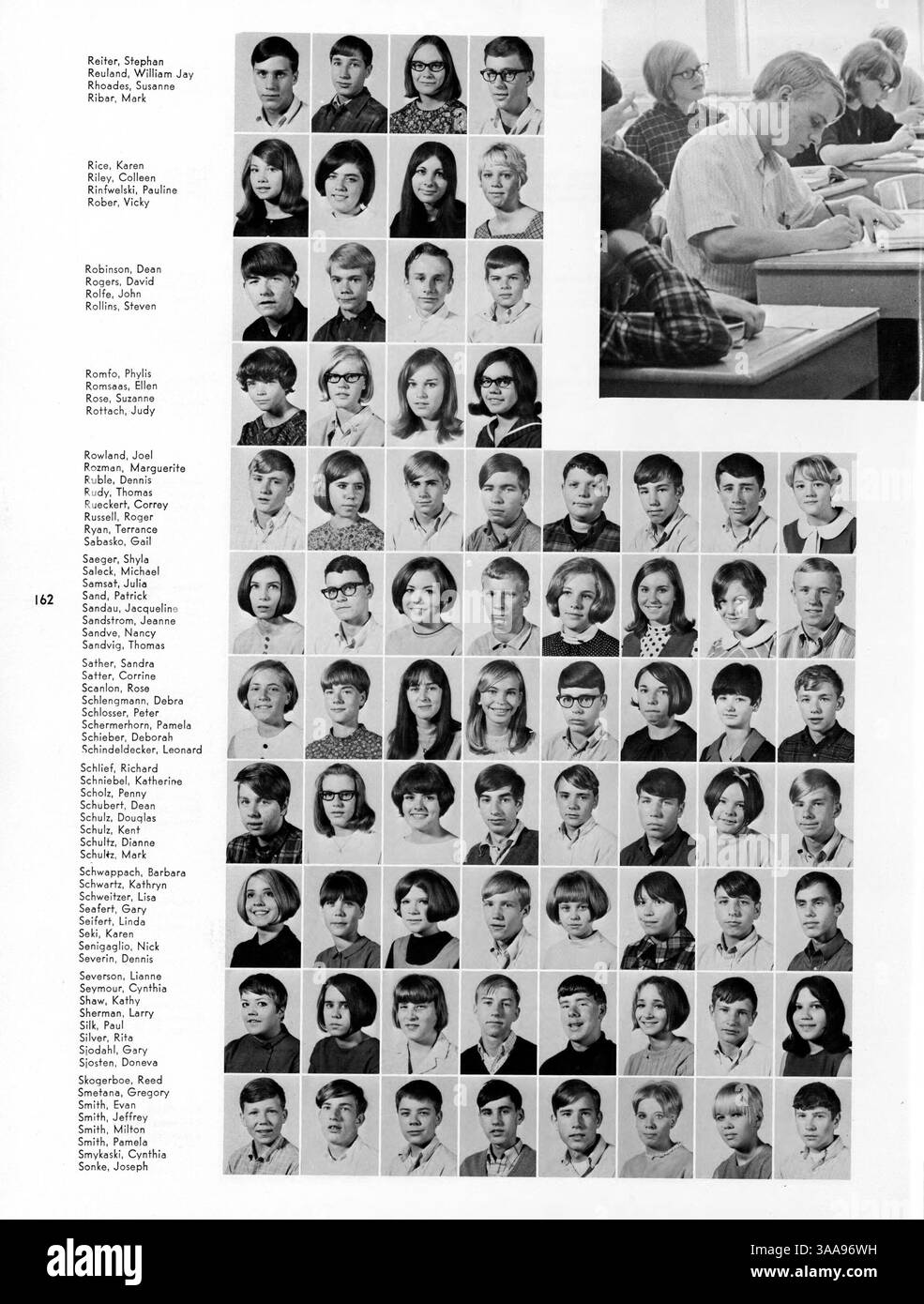 The 1968 Roosevelt High School yearbook captures student life, academic ...