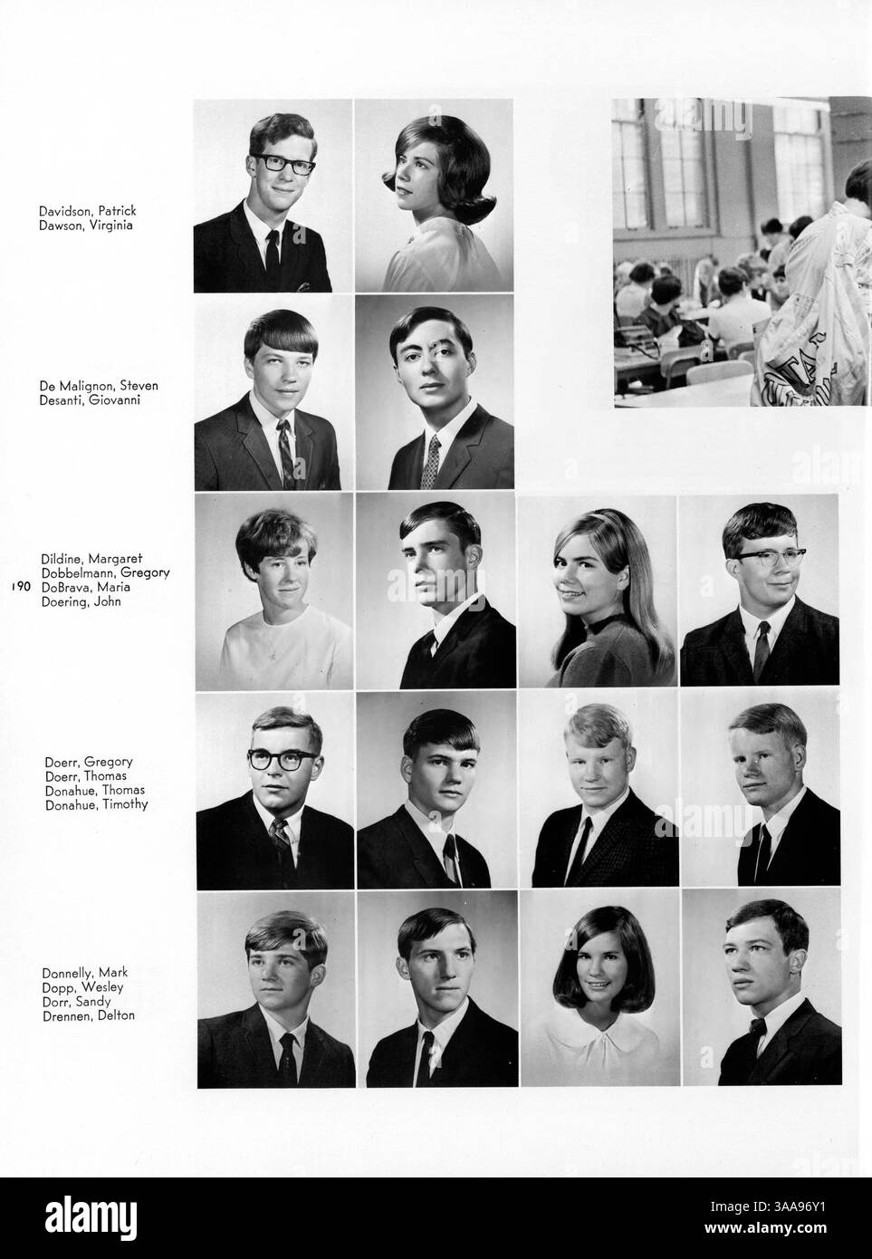 This yearbook from Roosevelt High School in 1968 features key student ...