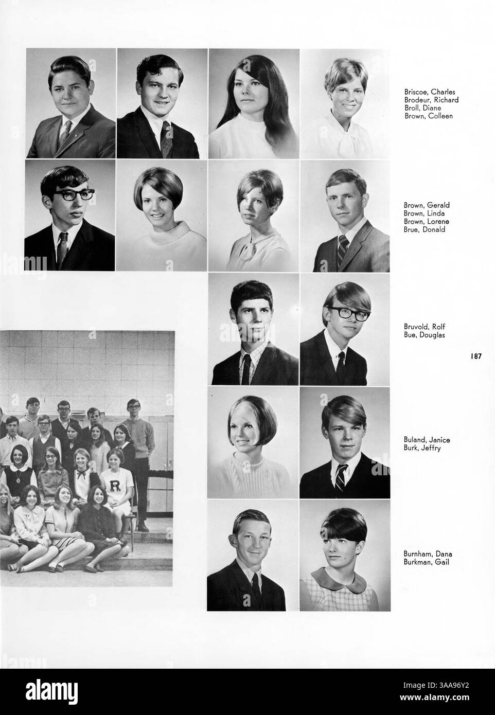 This 1968 yearbook from Roosevelt High documents the students, teachers ...