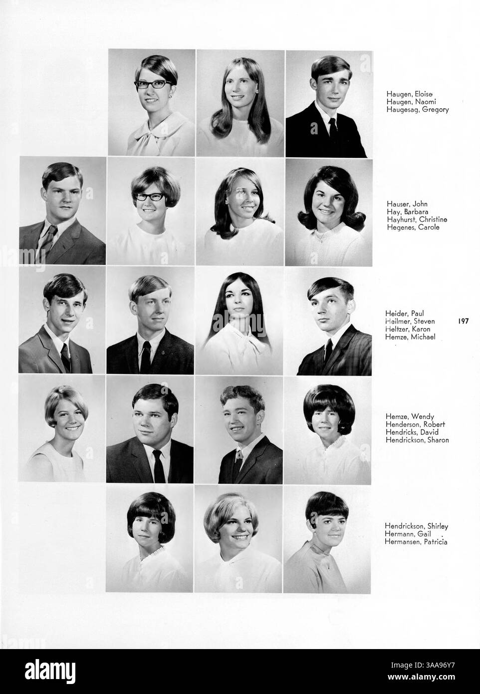 The 1968 Roosevelt High School yearbook captures the student body ...