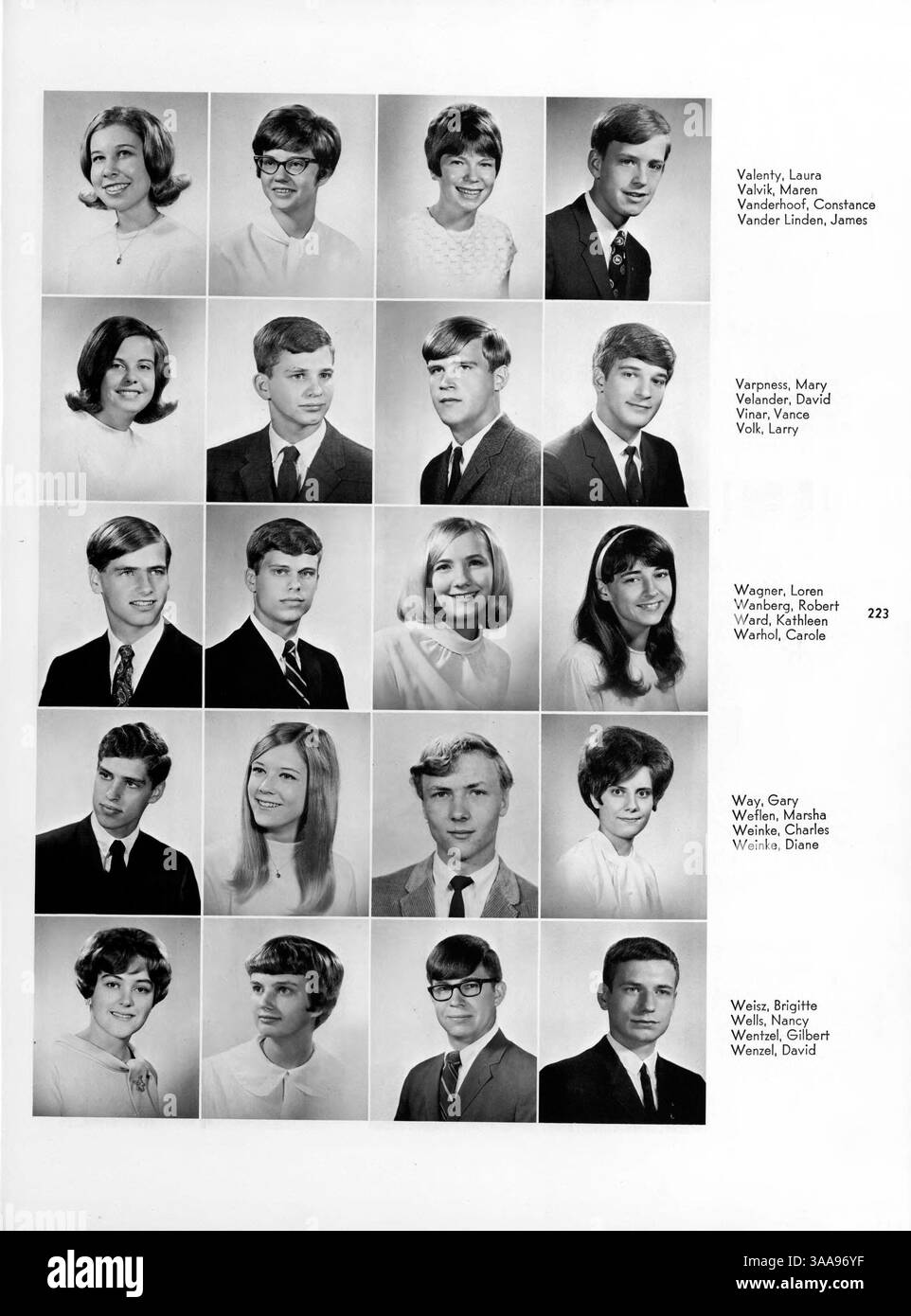 This 1968 yearbook from Roosevelt High School documents the student ...