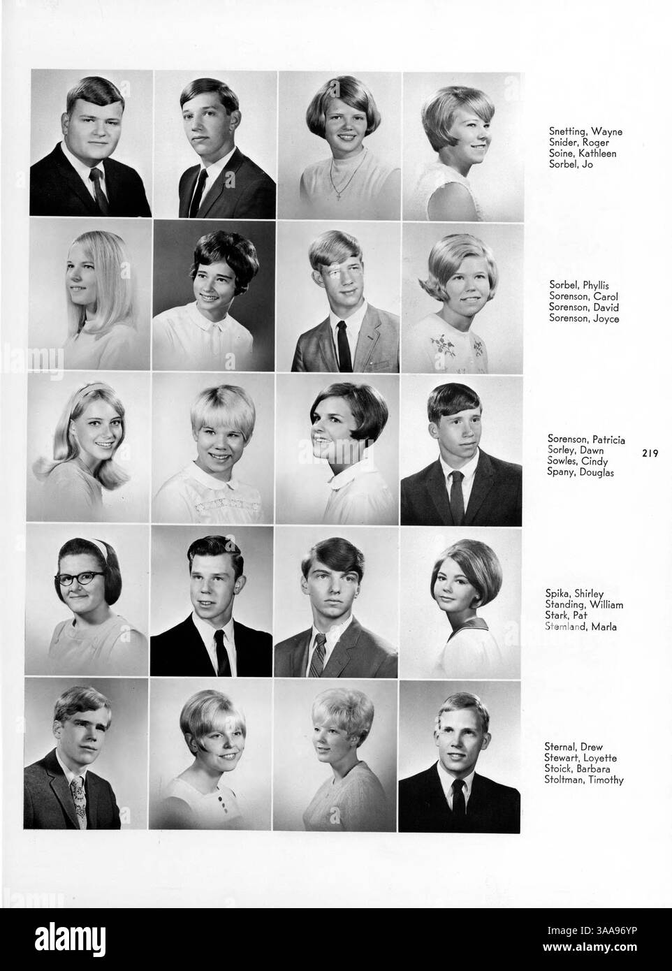 The 1968 Roosevelt High School yearbook documents the students ...