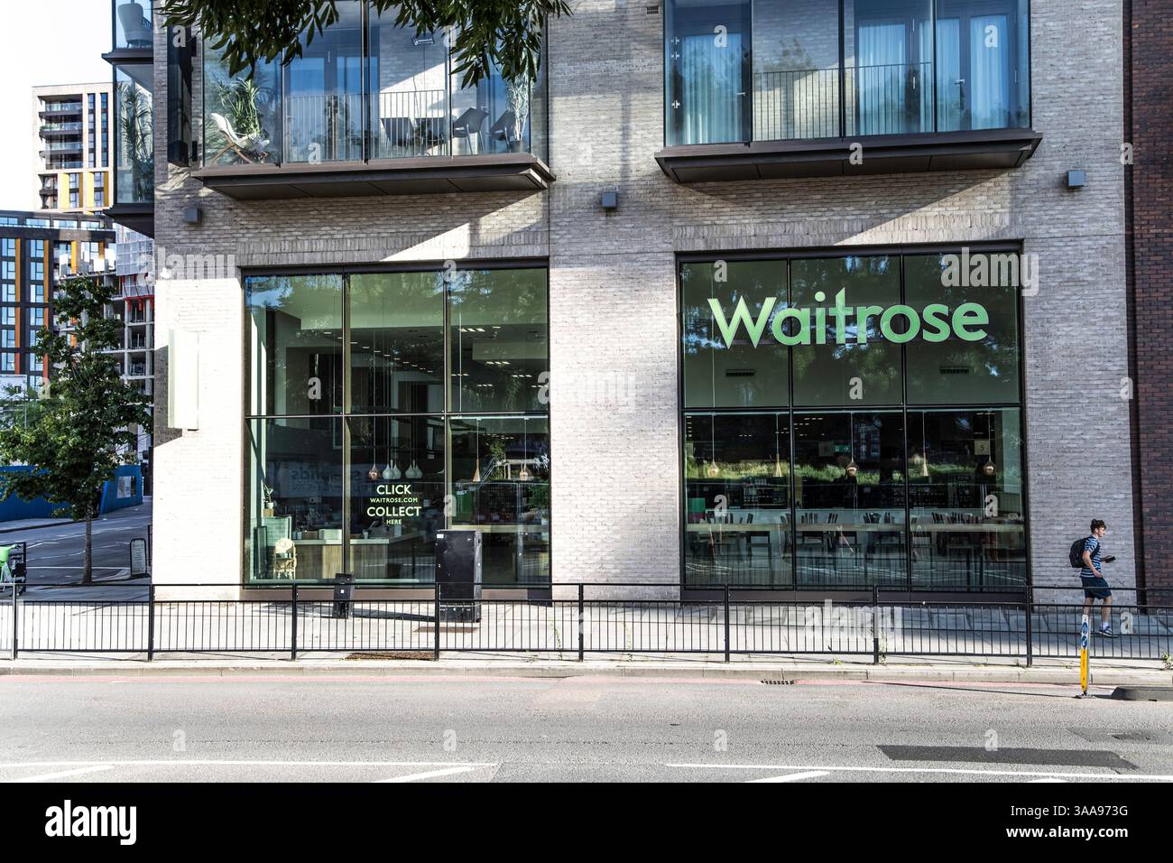 London, UK- August 6, 2023: Waitrose and Partners supermarket ...