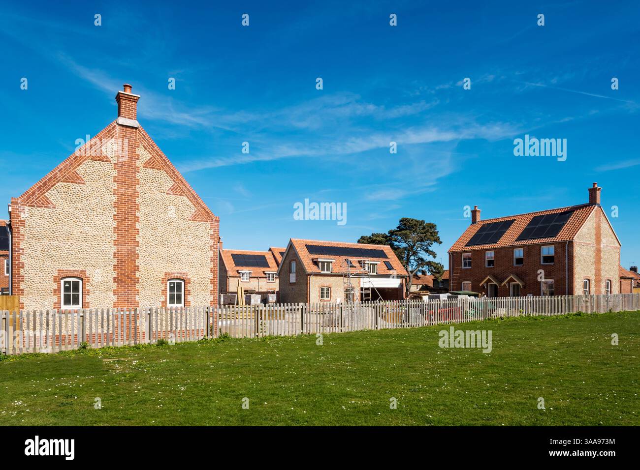 New affordable housing for rent at Brancaster Staithe, Norfolk. Social housing built for ...