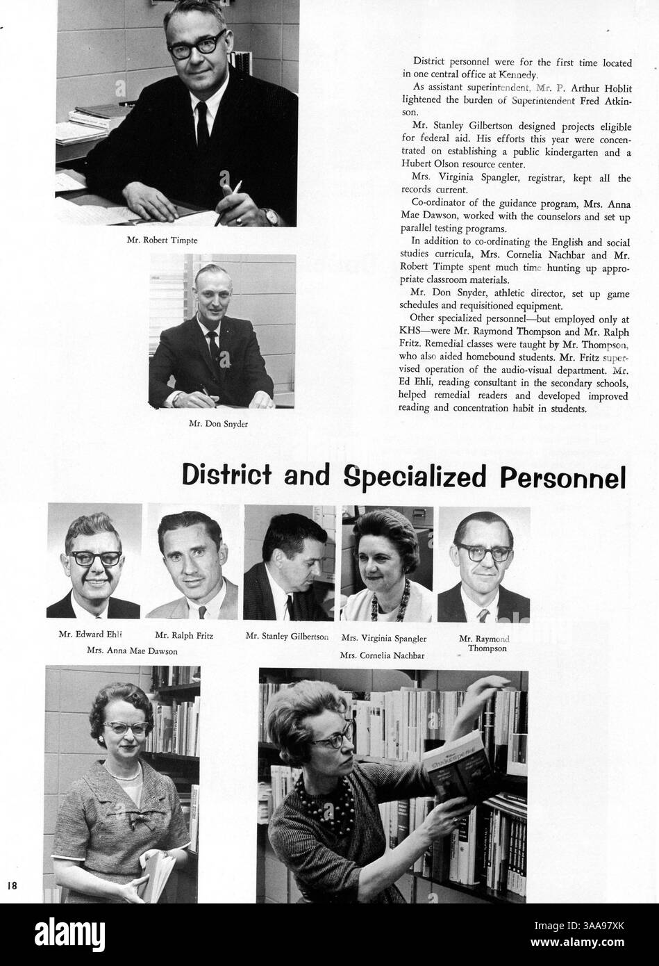 This 1966 Kennedy High School yearbook captures the students, teachers ...