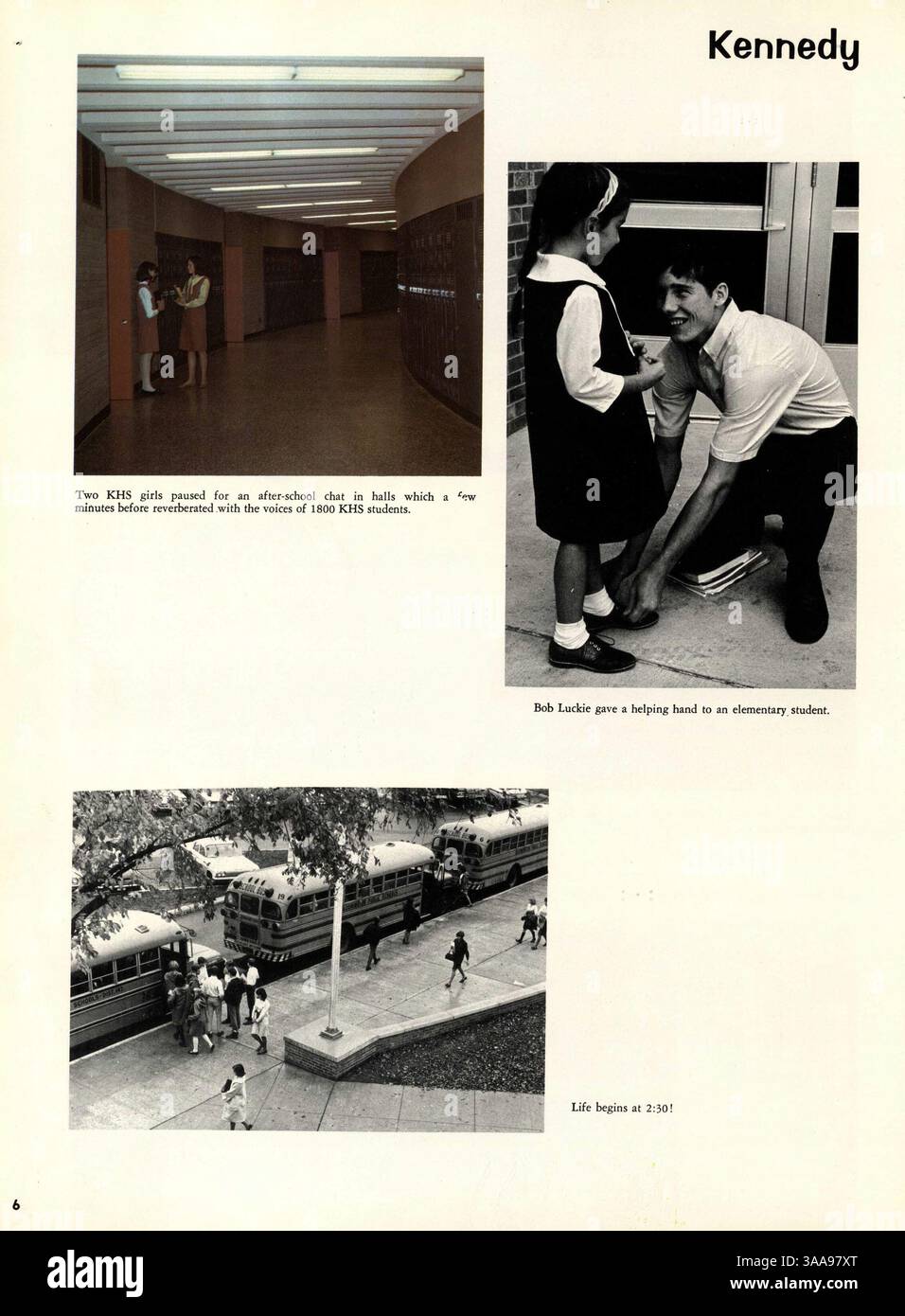 The 1966 Kennedy High School yearbook highlights the academic and ...