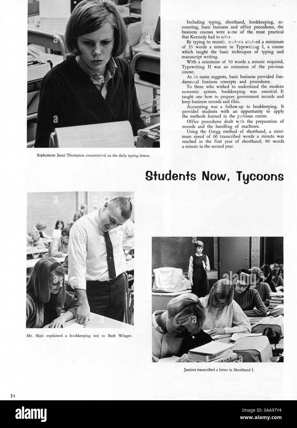 This high school annual from Kennedy High School in 1966 documents the ...
