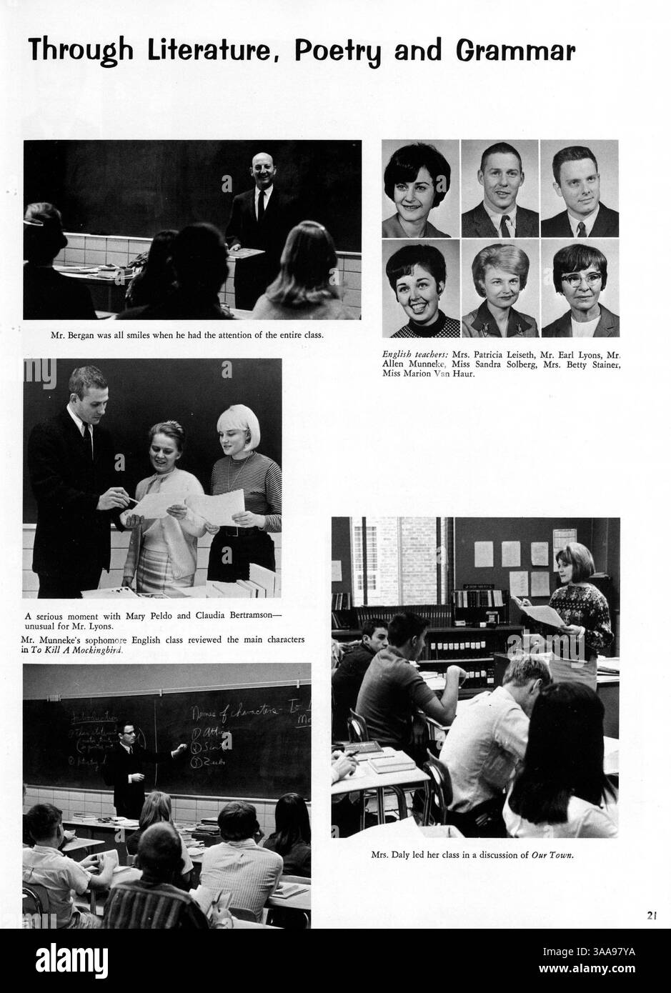 The 1966 yearbook from Kennedy High School captures students, teachers ...