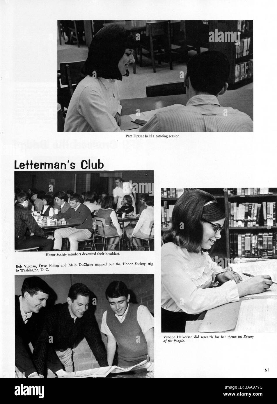 Yearbook features a comprehensive record of the 1965 1966 school year ...