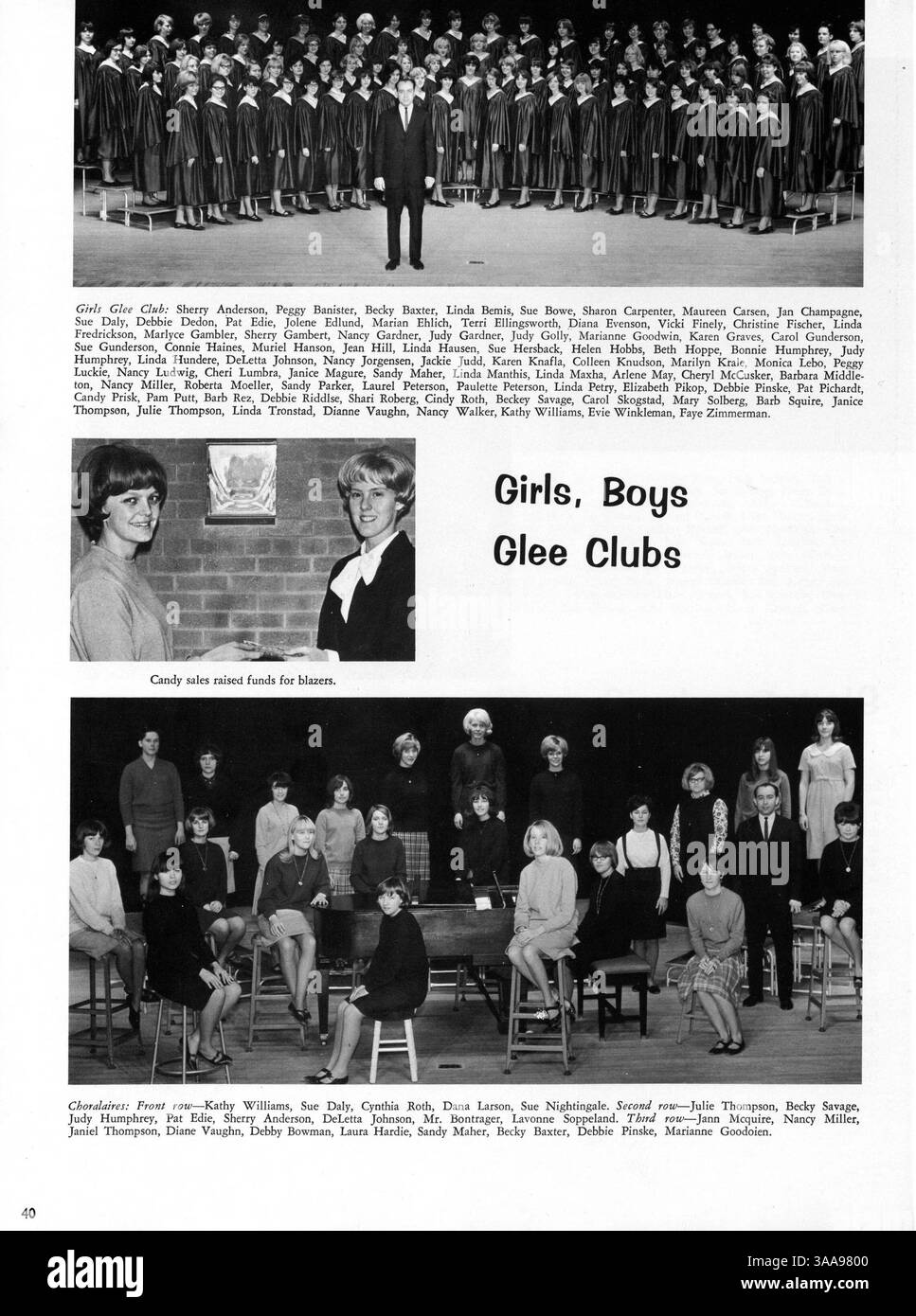 This high school yearbook from 1966 documents the key elements of the ...