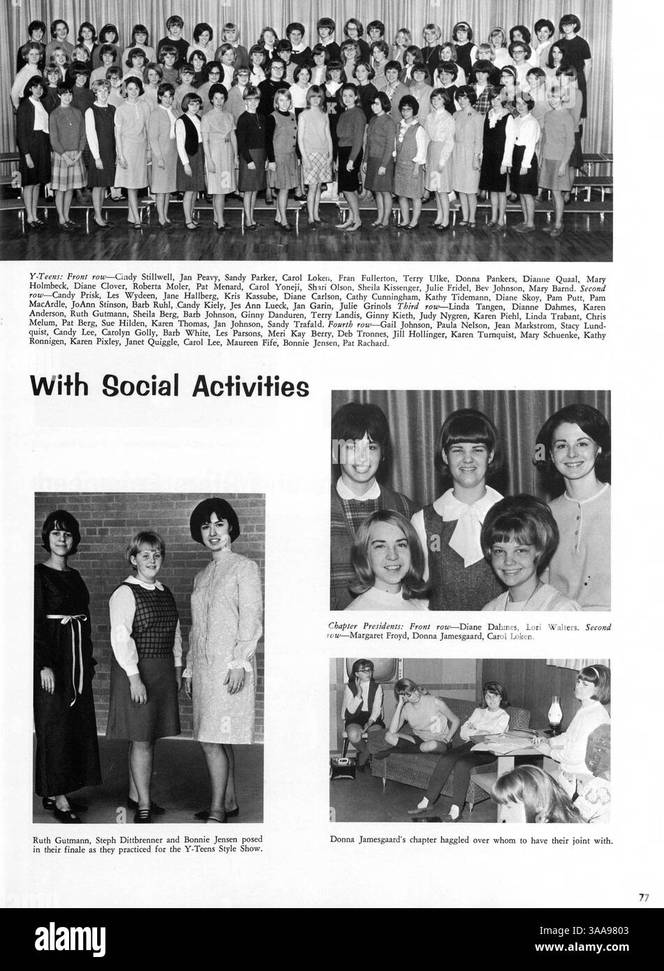 The 1966 yearbook from kennedy high school documents the 1965 19 hi-res ...
