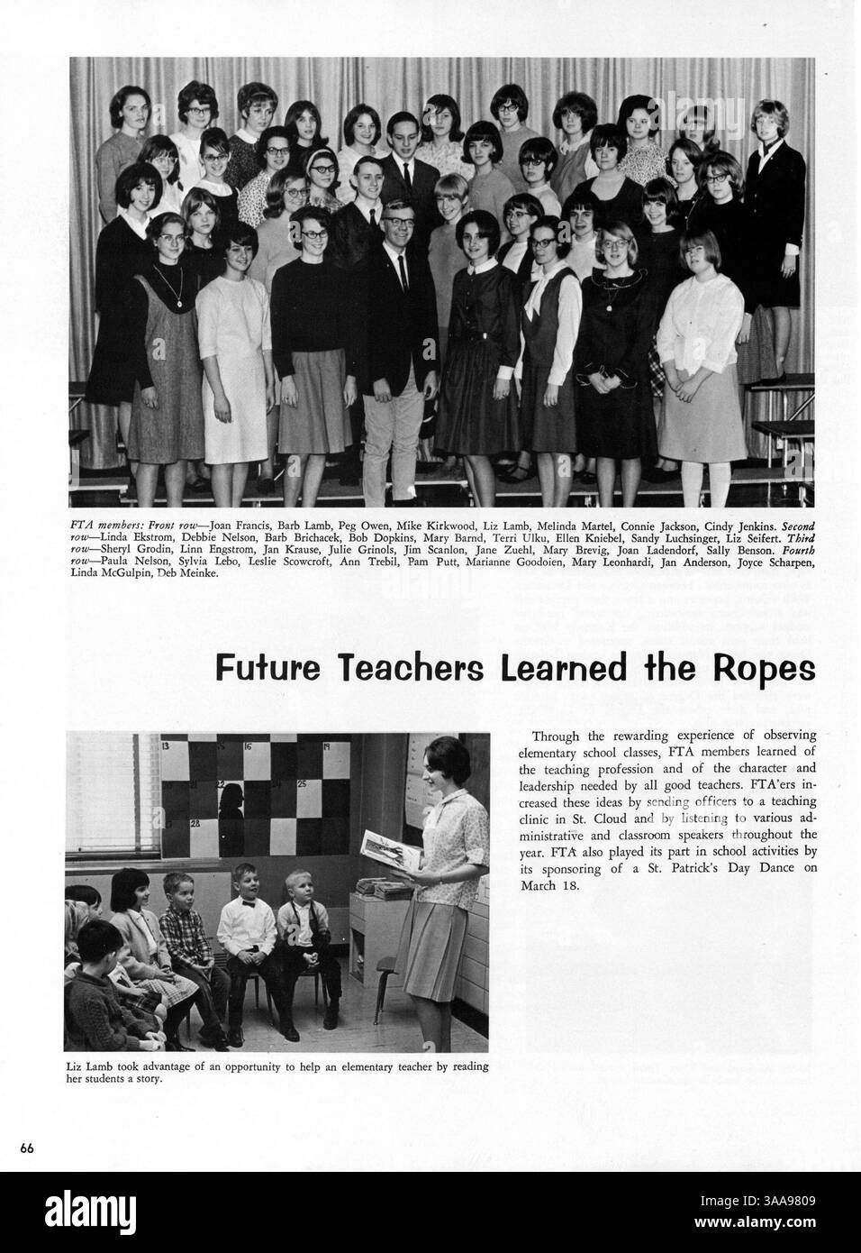 The 1966 yearbook from Kennedy High School offers a thorough record of ...