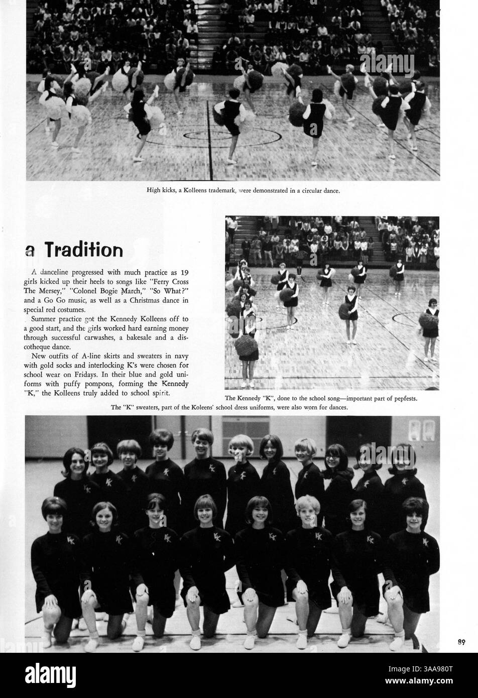 The 1966 yearbook of kennedy high school records the academic hi-res ...