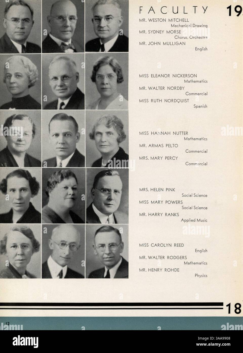 This high school annual documents the students, teachers, clubs ...