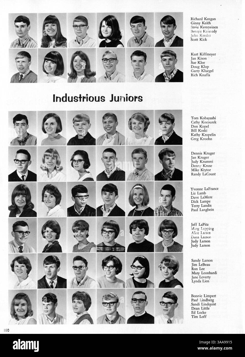 The 1966 kennedy high yearbook documents key school activities hi-res ...