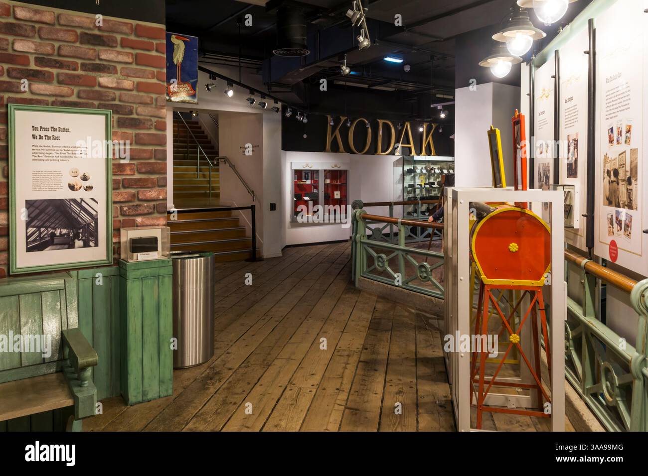 A display in the National Science & Media Museum, Bradford Stock Photo ...