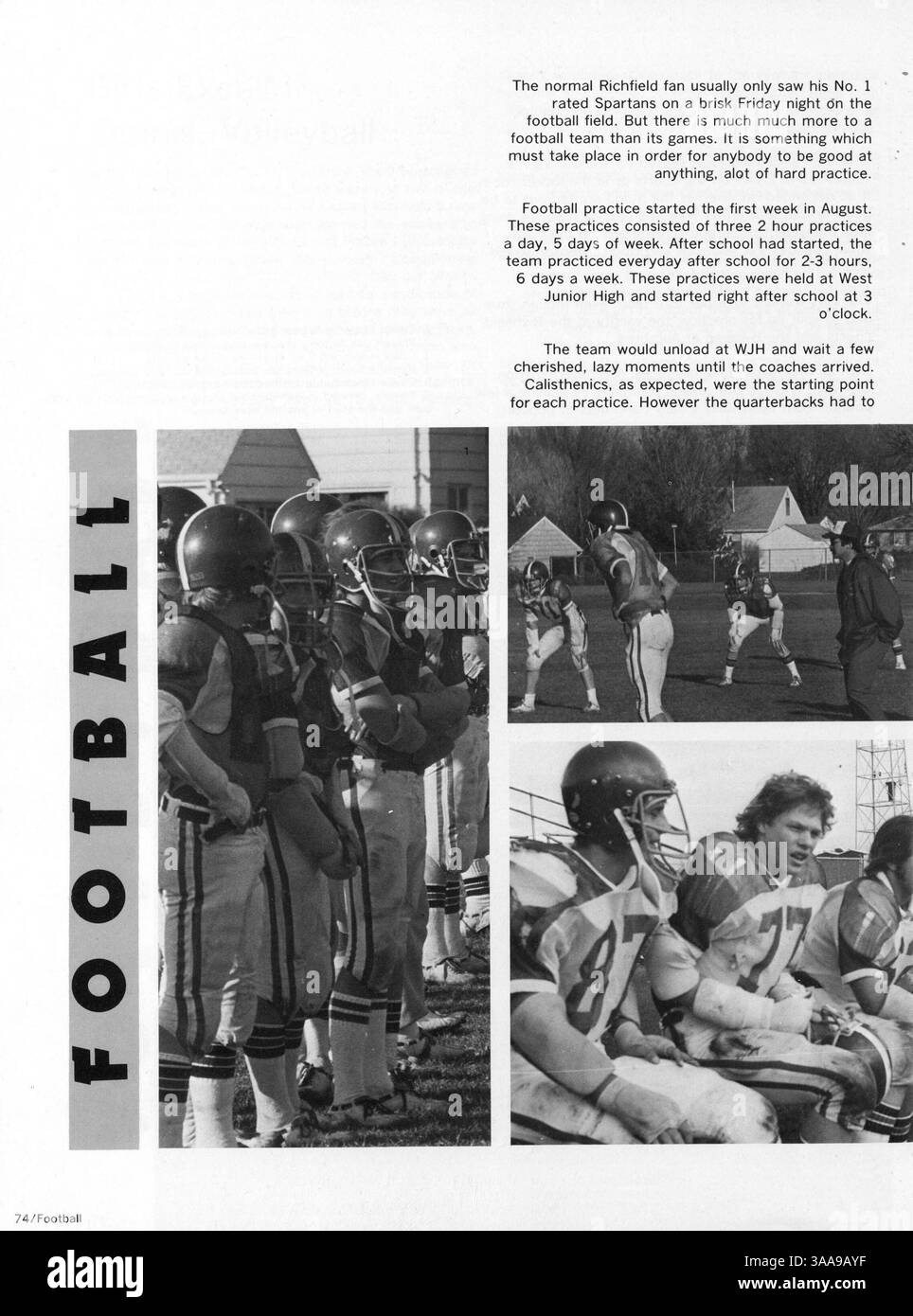 The 1976 'Seventy Six Aurean' yearbook from Richfield High School ...