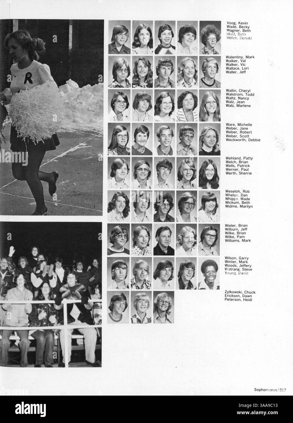Yearbook from richfield high school documents the schools academic ...