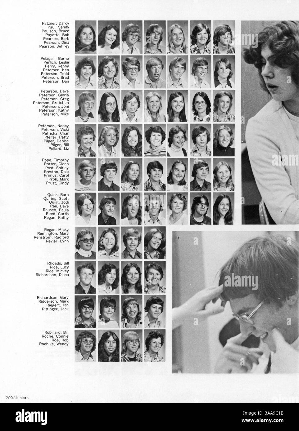 Documenting the school year with highlights of students hi-res stock ...