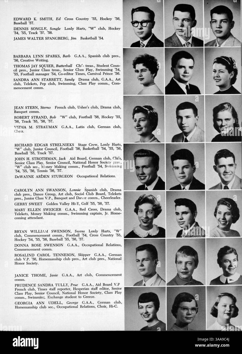 The 1957 West High Yearbook, 'Hesperian,' serves as a historical record ...